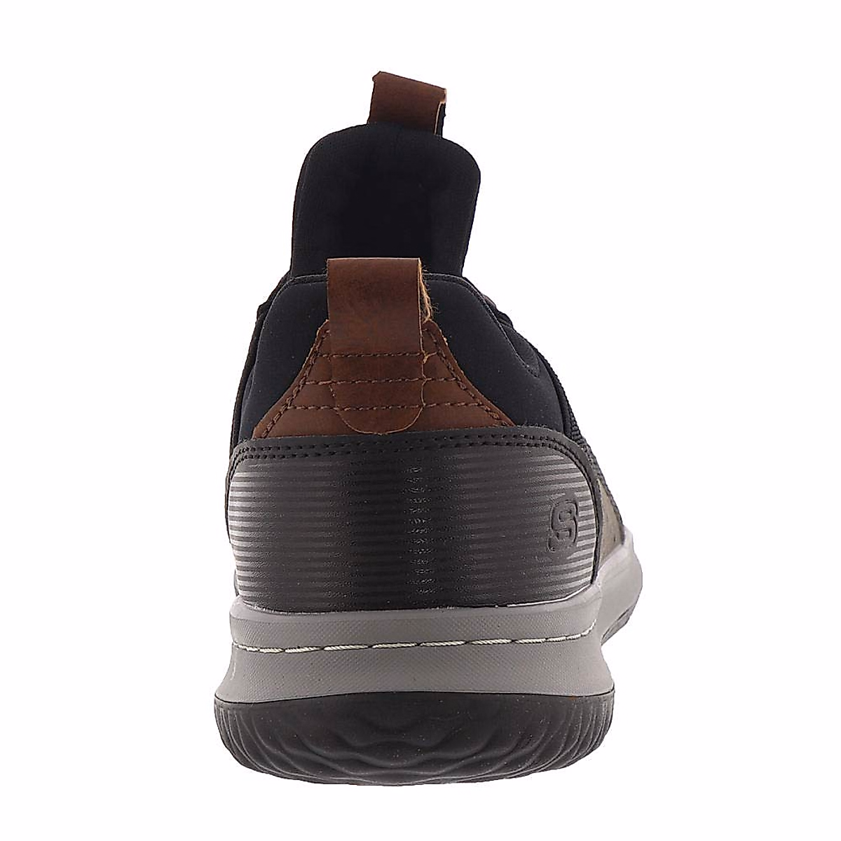 Skechers Men's Classic Fit-Delson-Camden Sneaker,black/Grey,10.5 M US