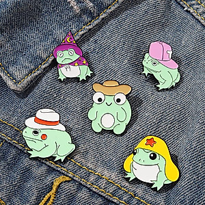 MOMEITU Kawaii pins, Backpack Aesthetic pins, Cute Anime pins, Cute Enamel pins, Kawaii Backpack pins Cute pins(ID04)