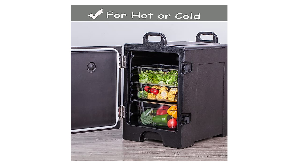 Luston 81 Quart Insulated Food Pan Carrier for Catering & Events