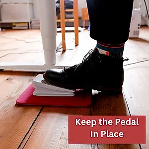 Madam Sew Sewing Machine Pedal Mat | No Slip Rubber Keeps Pedal in Place | Sewing Accessory | 7” x 10”