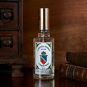 Caswell-Massey Gold Cap Sandalwood Cologne Spray, Scents of Sandalwood, Cedarwood & Clove, Fragrance For Men & Women, Made In The USA, 3 Oz
