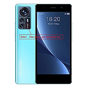 Unlocked Smartphones, HD Full Screen Smart Phone, Dual SIM & Camera Unlocked Cell Phone, 5.0-inch Water Drop Screen Touch Screen Mobile Cell Phone, 2GB RAM+8GB ROM, Android 5.1 (Blue)