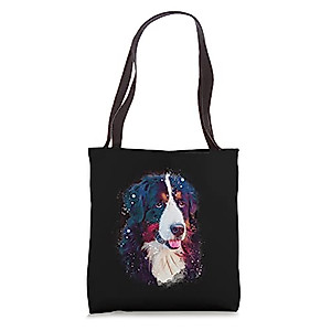 Bernese Mountain Dog watercolor dogs dog mom clothing Tote Bag