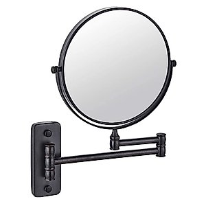 LLUCH Makeup Mirror 3X Bathroom Mirror Swivel Double Sided Folding Round Shape Cosmetic Vanity Mirror