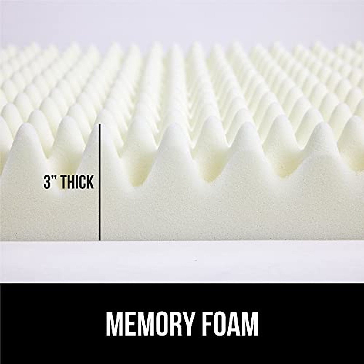 Gorilla Grip Medium Memory Foam Dog Bed, Water Resistant Lining, Soft Plush Sherpa Top, Comfortable Padded Bed for Puppies, Dogs, Cats, Fits Inside Pet Crates, Removable Cover for Easy Clean, Gray