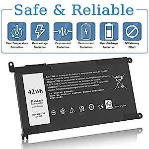 42Wh WDX0R Laptop Battery for Dell Inspiron 13 15 5000 7000 Series 13 7378 7375 7368 5378 5379 5368 15 7579 7569 5567 5568 5570 5578 5775 5579 7560 7570 17 5765 5767 5770 Series WDXOR P58F P69G 3CRH3