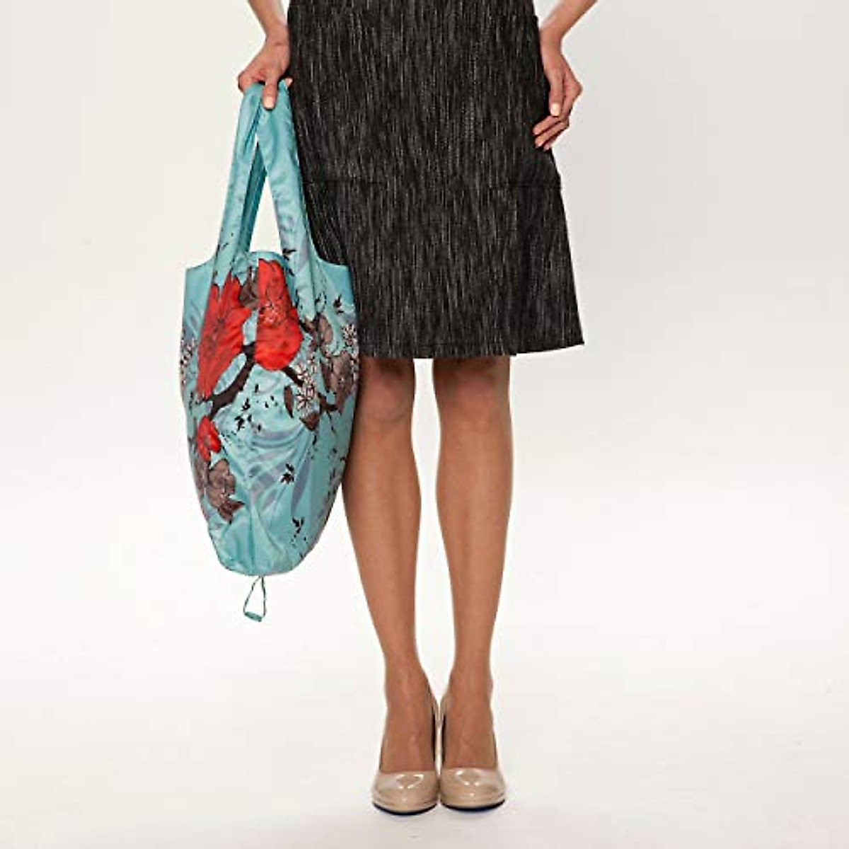 Reusable Grocery Bags- Set of 3 Boho Wanderlust Envirosax - Foldable Quality Travel or Shopping Tote. Eco-Friendly, Waterproof / Machine Washable. For Travel Shopping Arts Crafts Multi Use