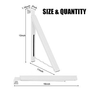 NEEGLEN Foldable Over Door Hanger - Over The Door Clothes Drying Rack - Space-Saving Over Door Organizer for Travel Bathrooms,Dorm Rooms Coat Towel Rack-1Pack
