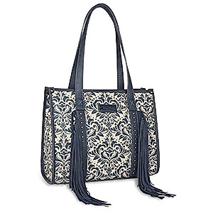 Montana West Western Tote Bag for Women Fringe Collection Handbag Conceal Carry Purse MW1223-816NY