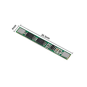 ALMOCN 10PCS 1S 3.7V 4A 18650 Charger PCB BMS Protection Board Li-ion Lithium Battery Protection Board