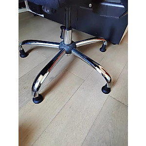 5PCS High Profile Bell Glides 2.5" Replacement Office Desk Chair or Stool Swivel Caster Wheels,Easy Conversion from Wheeled Casters to Stationary Feet to Protect Wood or Hardwood Floor