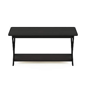 FURINNO Modern Simplistic Coffee Table, Espresso
