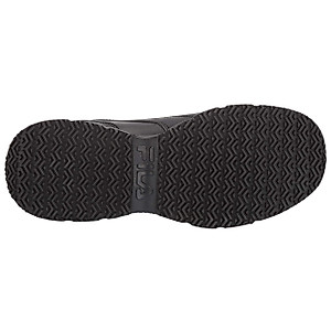 Fila Men's Memory Niteshift Slip Resistant Work Shoe Shoe, Black, 11 D US