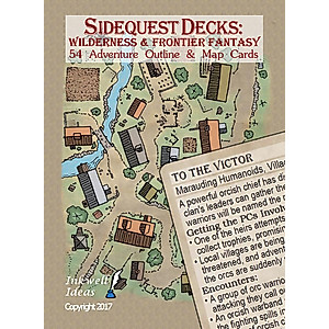 Inkwell Ideas Sidequest Decks: Wilderness & Frontier Fantasy