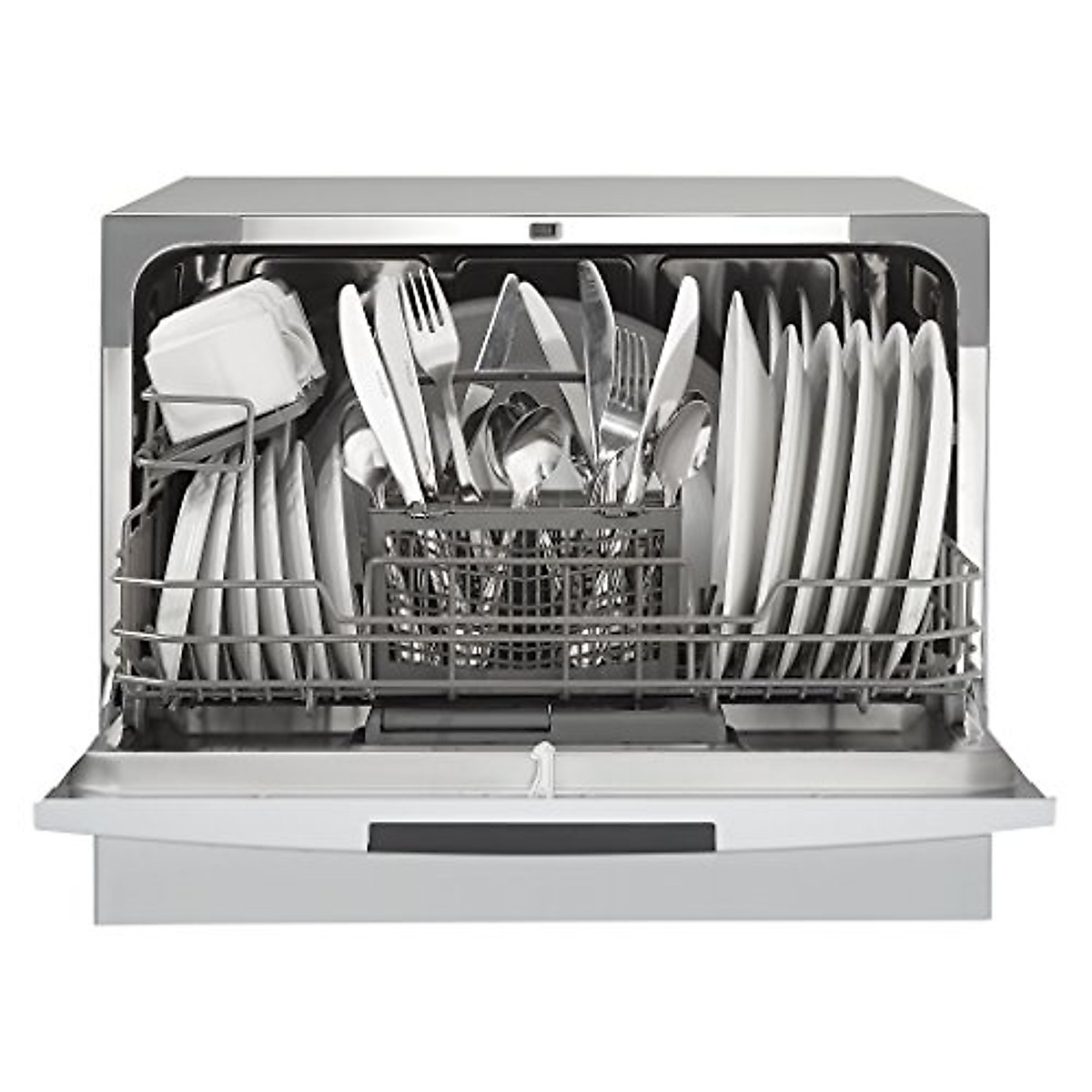 Danby DDW631SDB Countertop Dishwasher with 6 place Settings and Silverware Basket, LED Display, Energy Star