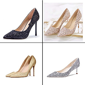 Sov Sparkly Superfine Glitter Leather Sheets Shiny Faux Fabric Canvas Perfect for Craft DIY Handmade Projects Patchwork Bow Craft Key Chain 8" x 53" (21 cm x 135 cm) 1 roll (Blue)