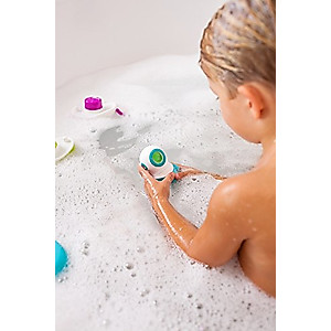 Boon MARCO Light-up Toddler Sensory Bath Tub Water Toy for Kids Aged 3 Years and Up, Blue
