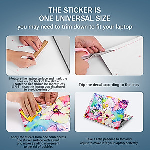 icolor Laptop Skin Sticker Decal 12 13 13.3 14 15 15.4 15.6 inch Personalized Universal Notebook Vinyl Skin Stickers Cover Art Decal Computer Protector