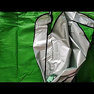 Patio Swing Canopy Replacement 3 Seat Cushion Cover Outdoor Swing Waterproof Cover Swing Protect Cover Replacement for Patio Garden Yard Sun Shade Porch (Gray, 195*125*15 cm)