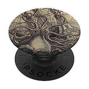 Vintage Kraken Octopus PopSockets Swappable PopGrip