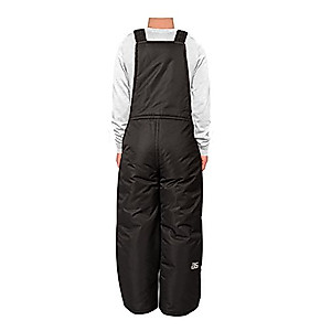 Arctix Infant/Toddler Chest High Snow Bib Overalls, Black, 4T