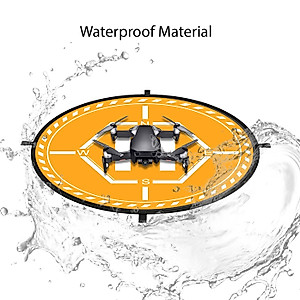 Fstop Labs 36 inch RC Drone Waterproof Collapsible Foldable Landing Pad for DJI Tello Mavic 2 Zoom Air Pro Platinum Phantom 3 4 Spark Accessories High Contrast
