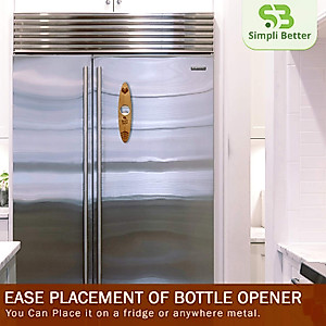 Magnetic Bottle Opener, Designed to Automatically Catch a Bottle Cap