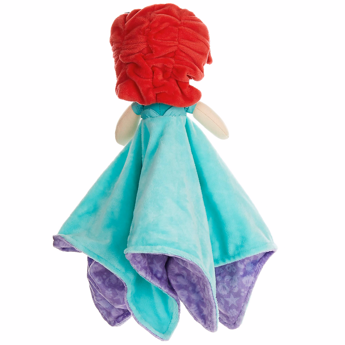 KIDS PREFERRED Disney Baby Ariel Plush Stuffed Animal Snuggler Lovey Security Blanket, Multicolor, Standard, (81126)