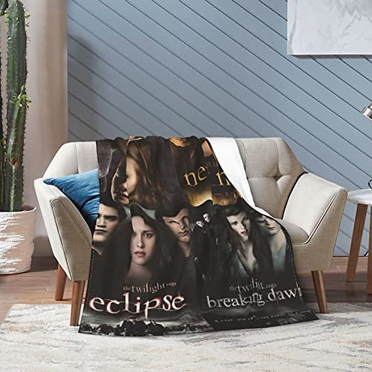 Throw Twilight Blanket of Plush Fuzzy Fleece Ligh Soft Warm Cozy Multipurpose for Couch and Sofa Picnic Beach Ac Roomtravel Outdoor Decorative 50x40