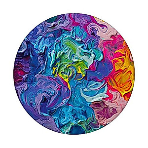 Artist Palette Paint Abstract Bright Colors Design PopSockets Swappable PopGrip