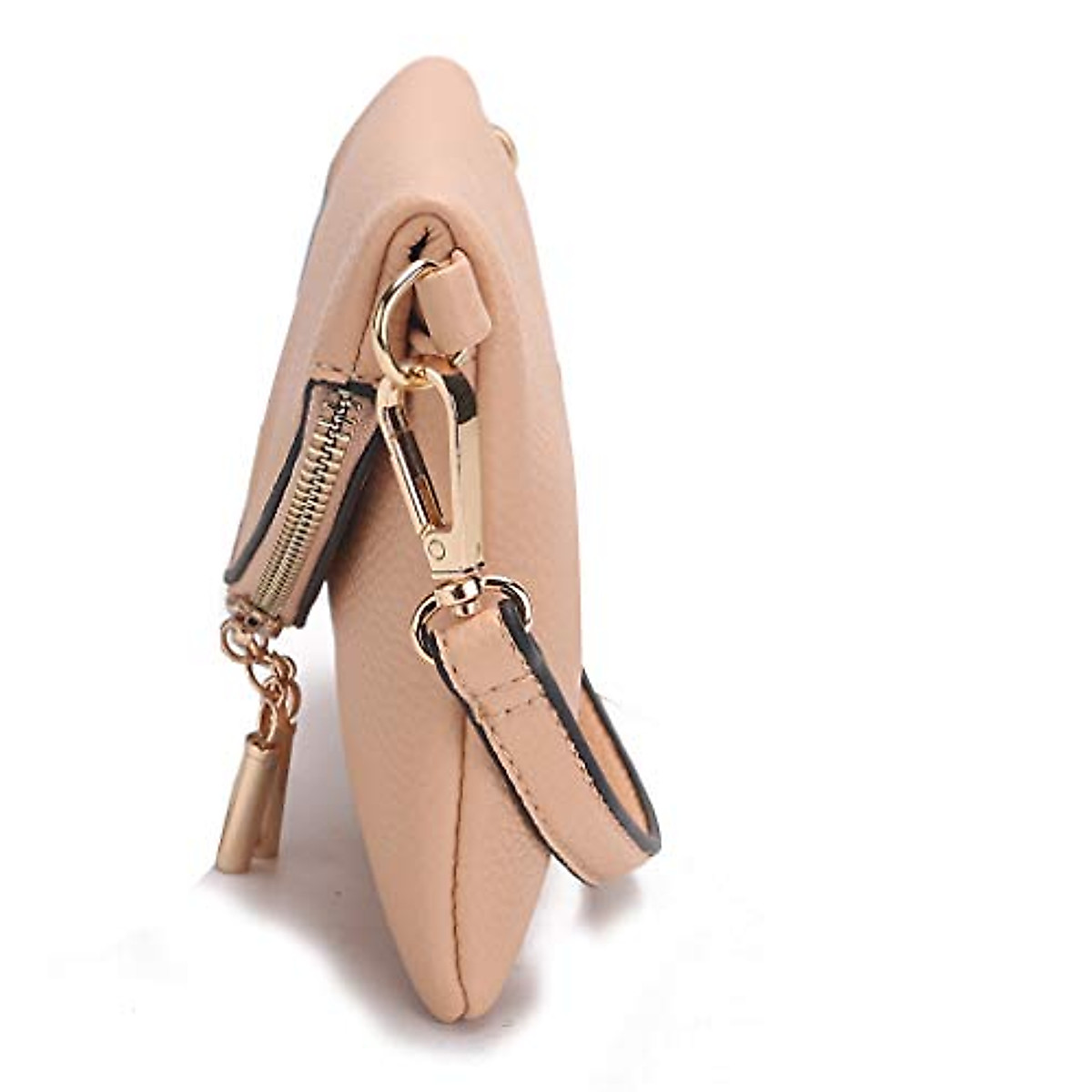 MKF Crossbody Bags for Women – Small PU Leather Crossover Lady Fashion Shoulder Handbag – Side Messenger Purse