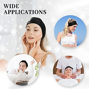 FANTASTIC HOUSE Silk Spa Headband for Washing Face, 22 Momme 100% Mulberry Silk Scarf for Hair Wrapping at Night, Adjustable Ponytail Head Wrap Hair Band for Women and Girls