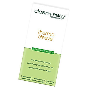 Clean + Easy Thermo Sleeve Roll On Wax Holder for Large Wax Refill Cartridges, Large Wax Applicator Insulator, For Professional and Personal Use, 1 pc