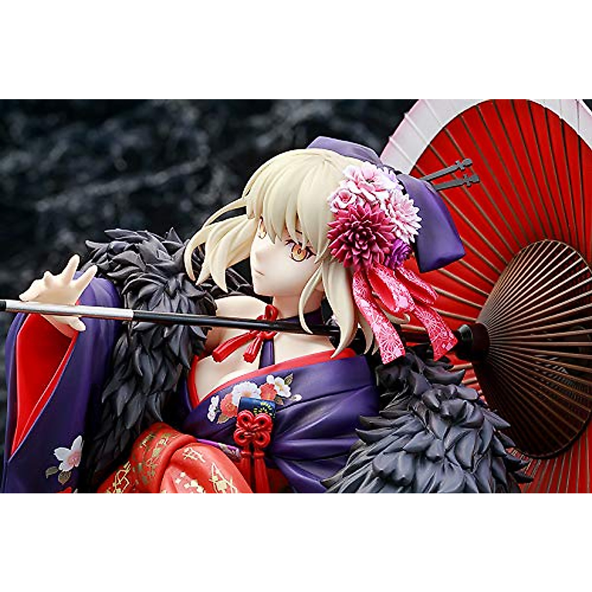 Kadokawa Fate/Stay Night: Heaven's Feel: Saber/Alter (Kimono Version) 1:7 Scale PVC Figure, Multicolor