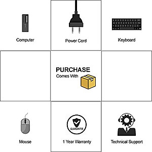 HP EliteDesk 800 G1 USFF Desktop PC - Intel Core i5-4570S 2.9GHz 8GB 500GB HDD DVDRW Windows 10 Professional (Renewed)