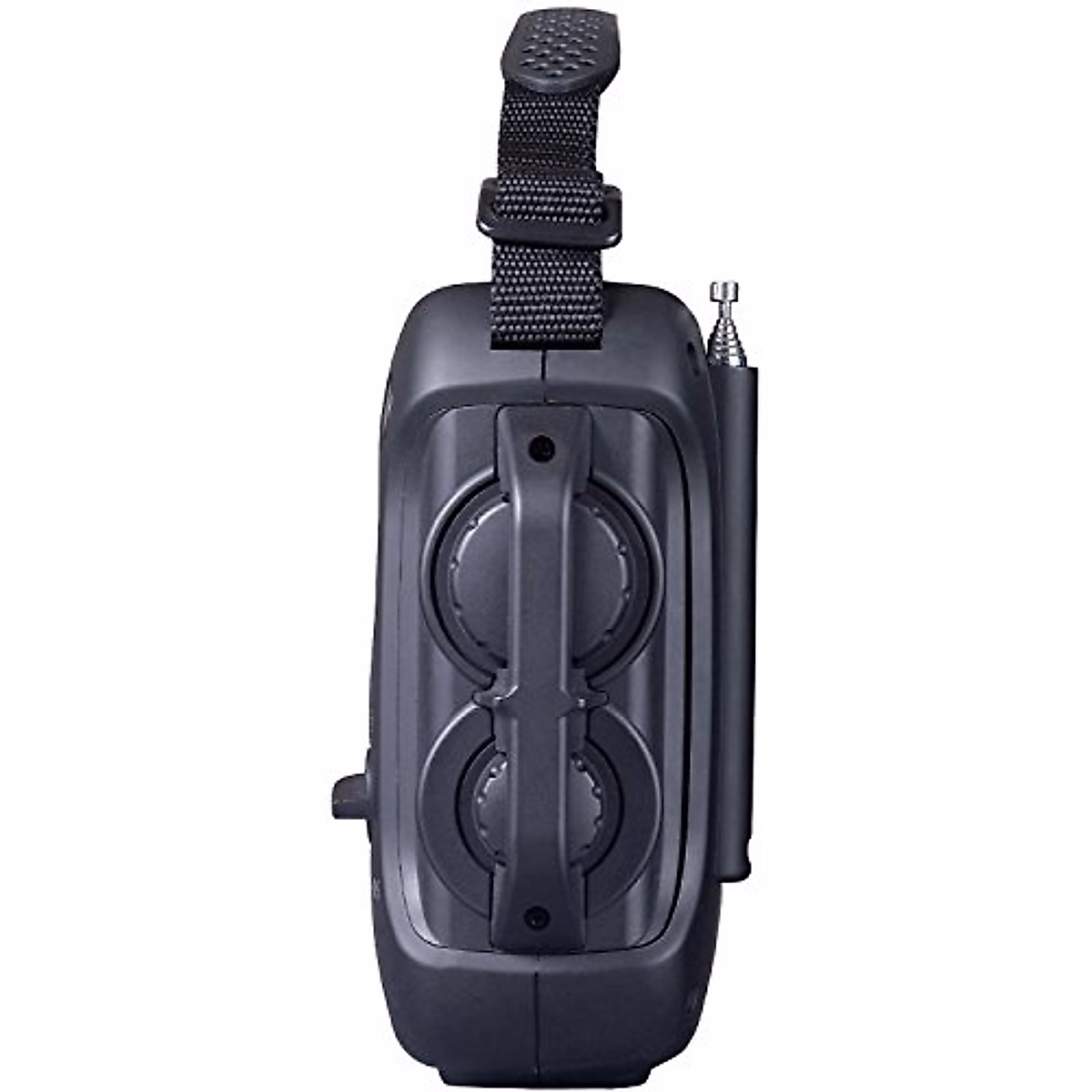 Kaito Voyager Pro KA600 Digital Solar Dynamo Hand Crank AM/FM/LW/SW & NOAA Weather Emergency Radio with Flashlight, Reading Lamp,Smart Phone Charger & RDS and Real-Time Alert, with AC Adapter, Black