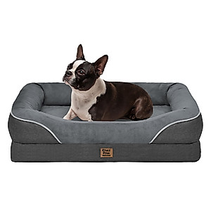 Large Orthopedic Dog Bed Washable - XL Dog Couch Sofa - Four Sides Dog Beds Waterproof Non-Slip for Large Sized Dogs
