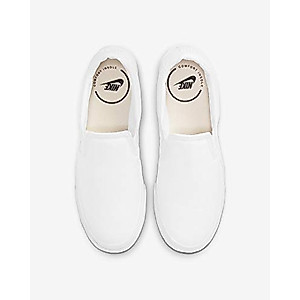 Nike Womens Court Legacy Canvas Slip On White Size 10
