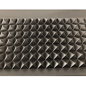 Yuanhe Craps Table Top Set - Diamond Pyramid Rubber Bumper Felt Wall,48"x11" Black Backboard,Great for Casinos Crap Dice Games and Poker Nights