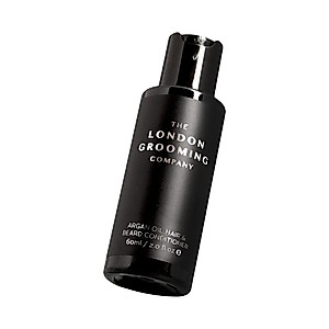 The London Grooming Company Argan Oil Hair & Beard Conditioner | Sulfate Free | All Hair Types | 2.0 Fl Oz (60ml)