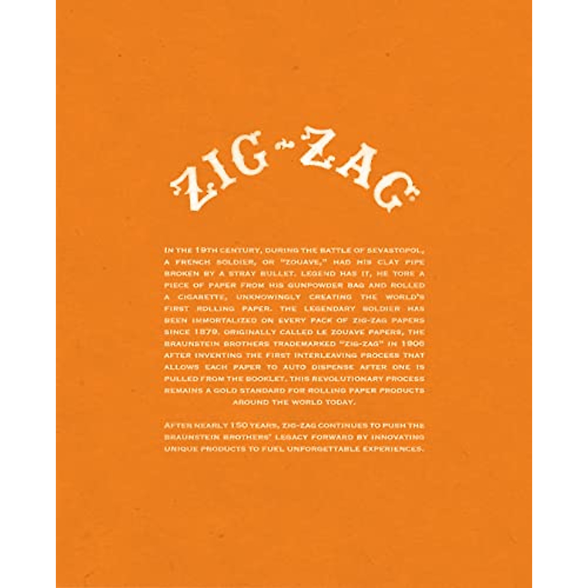 ZIG-ZAG Rolling Papers - French Orange 1 1/4 - Natural Gum Arabic - 78 MM - 32 Papers per Booklet - Choose Your Pack Size: 5, 6, 24 or 48 Booklets - Premium Quality Papers for Smooth and Even Burn (5 Packs)
