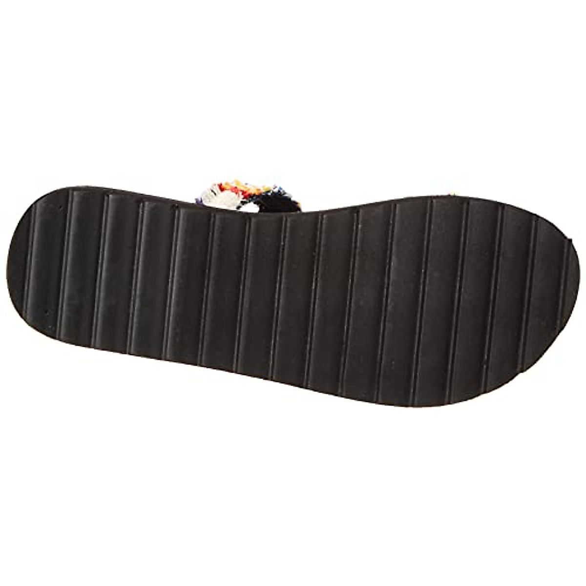 MUK LUKS Women's Wave Riptide Sandals, White Multi, 9