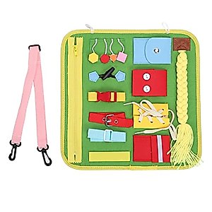 Soft and Comfortable Sensory Blanket Relieve Anxiety Educational Dementia Sensory Blanket Various Kinds Practicing Essential Skills for Welfare Home
