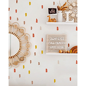 Line Wall Decals Peel and Stick Removable Wall Stickers Abstract Modern Wall Art Kids Room Wall Decor Boho Wall Decals for Baby Nursery Decor