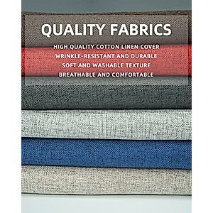 FINDEN Outdoor Bench Cushion, Patio Bench Cushion Indoor, Patio Furniture Chair Cushion Bench Pad, Custom Size Bench Seat Cushion,Bay Window Sofa Garden Cushion 59 x 18 x 2 Inch,Cushion-Blue