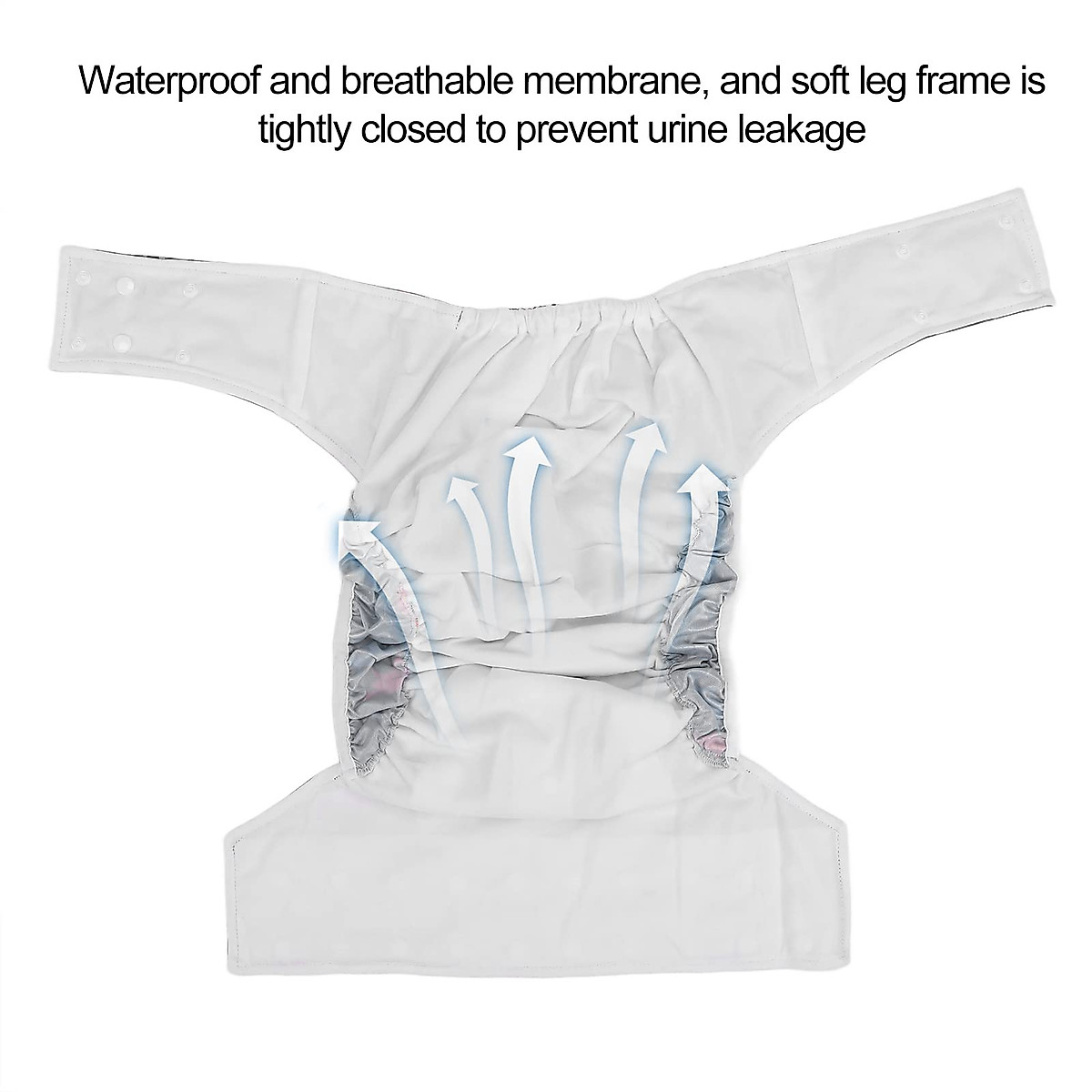 Adult Cloth Diaper,Adult Cloth Diaper Nappy Washable Breathable Incontinence Nappies Underwear for Old Man Incontinence Teen Special Needs