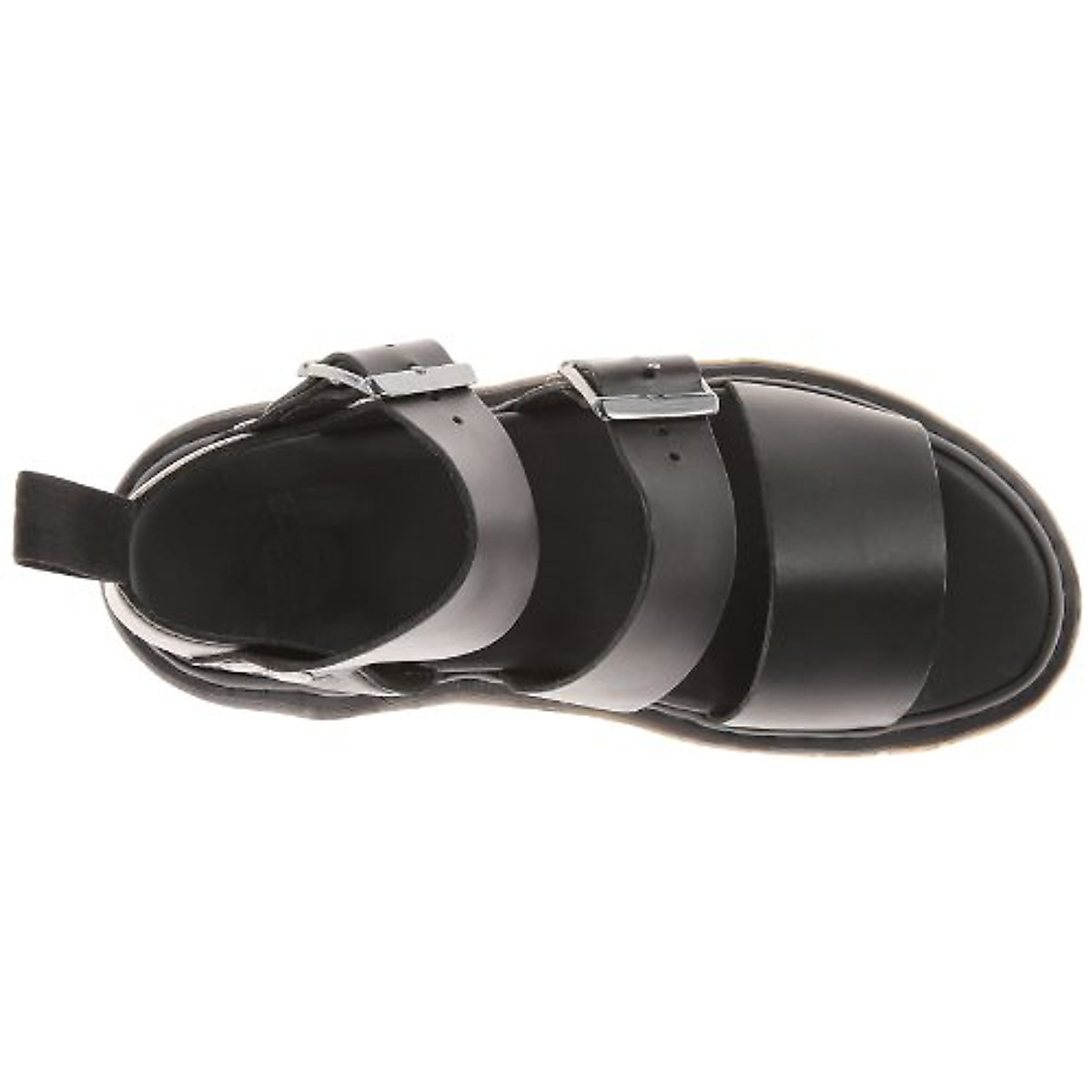 Dr. Martens mens Gryphon Gladiator Sandal, Black, 10-10.5 US