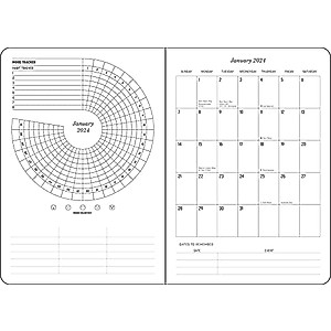 Disney Dreams Collection by Thomas Kinkade Studios 12-Month 2024 Monthly/Weekly: Maleficent