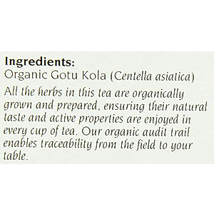 CELEBRATION HERBALS Gotu Kola Tea Organic 24 Bag, 0.02 Pound