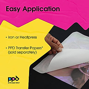PPD Silicone Papers for T Shirt Transfer Iron or Heat Press A4 PPD-102 10 Sheets
